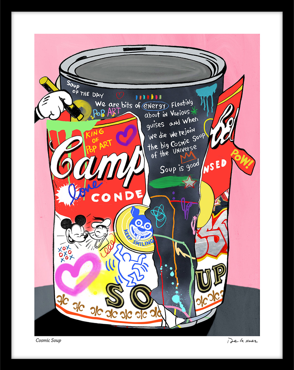 Cosmic Soup Print | Nelson De La Nuez The King of Pop Art ® PopLand Studios