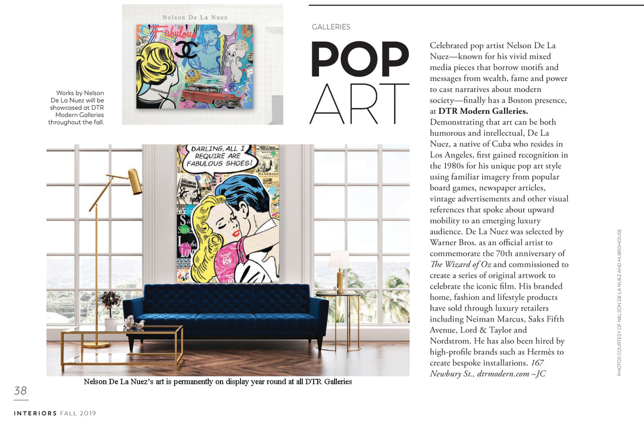 Featured In/ As Seen In | Nelson De La Nuez The King of Pop Art ...