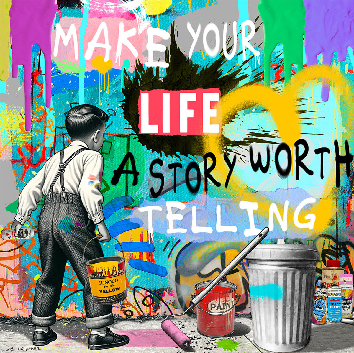 Story Worth Telling Print | Nelson De La Nuez The King of Pop Art ...