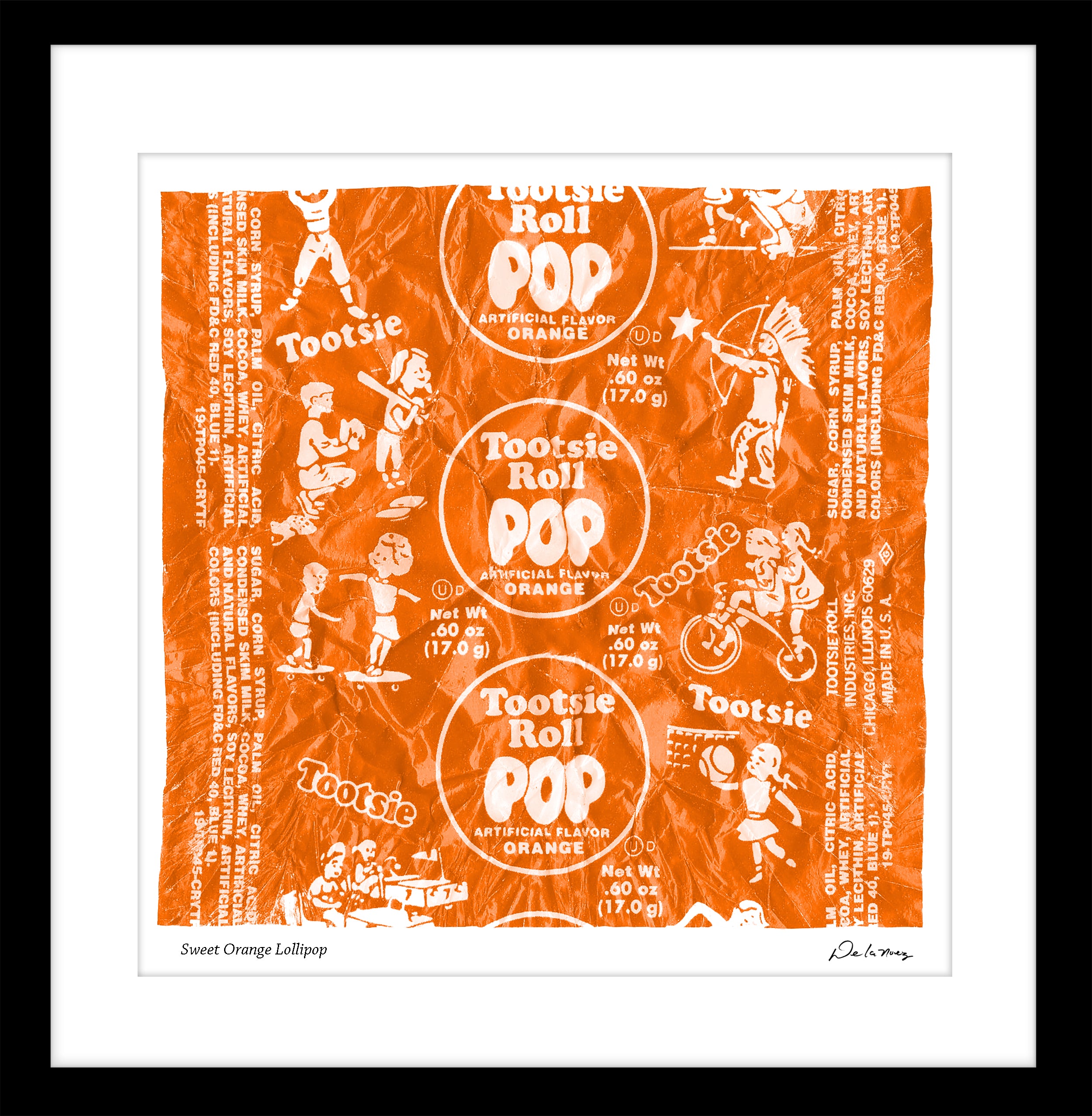 Tootsie Pop Logo Orange